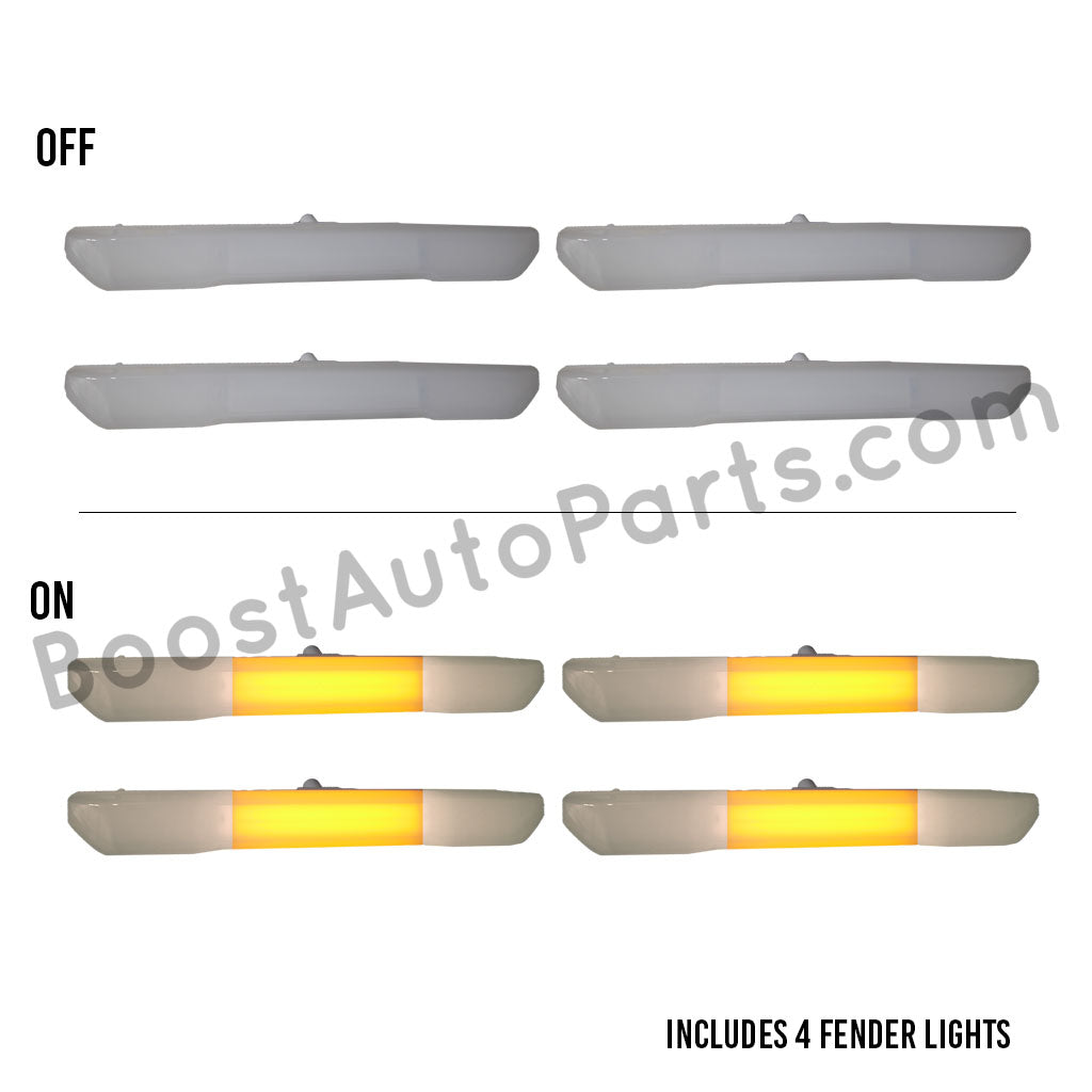 2023 GMC Canyon Fender Lights - Smoked / Frosted – Boost Auto