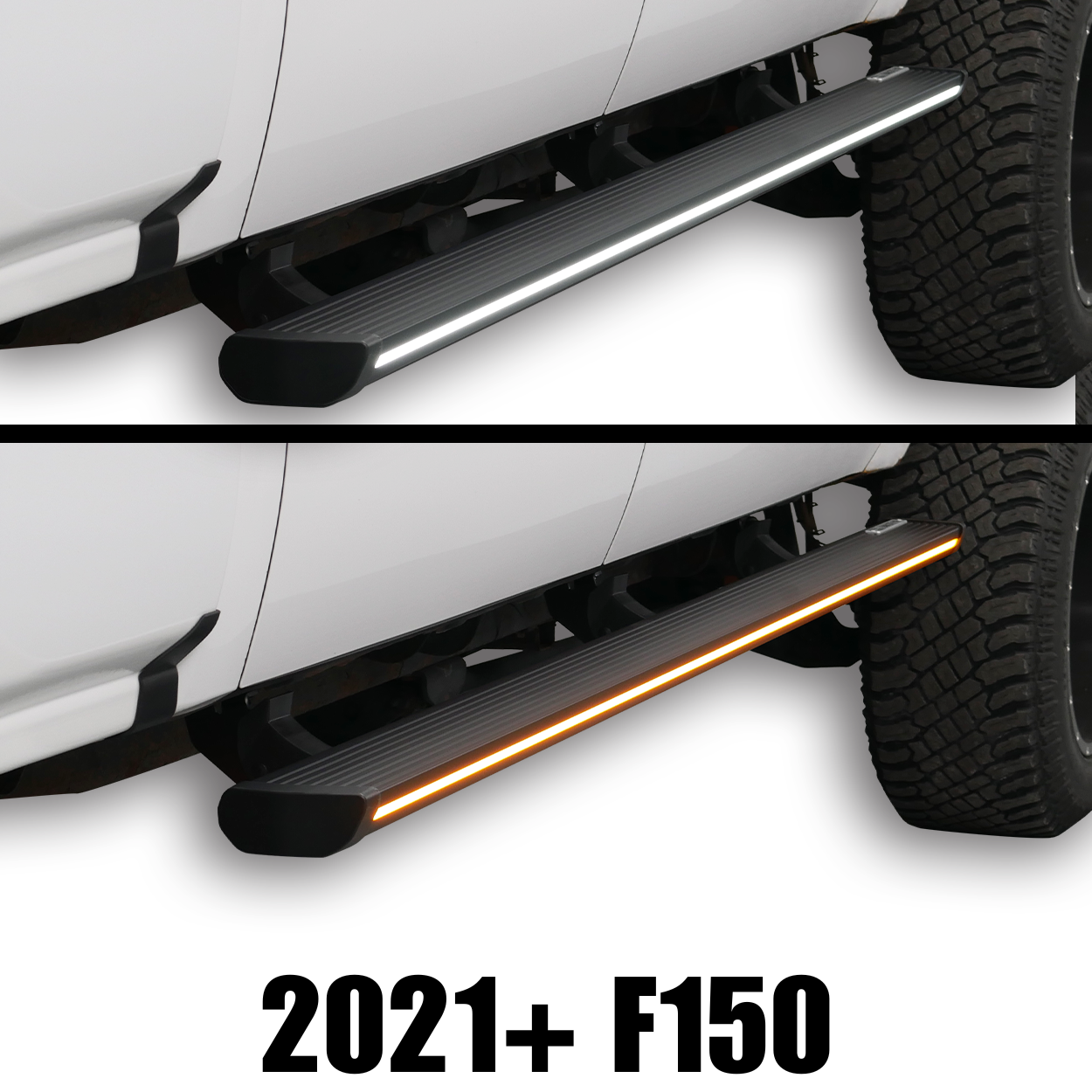 Lumastep M1 - 2021-2024 Ford F-150 Light Up Running Boards