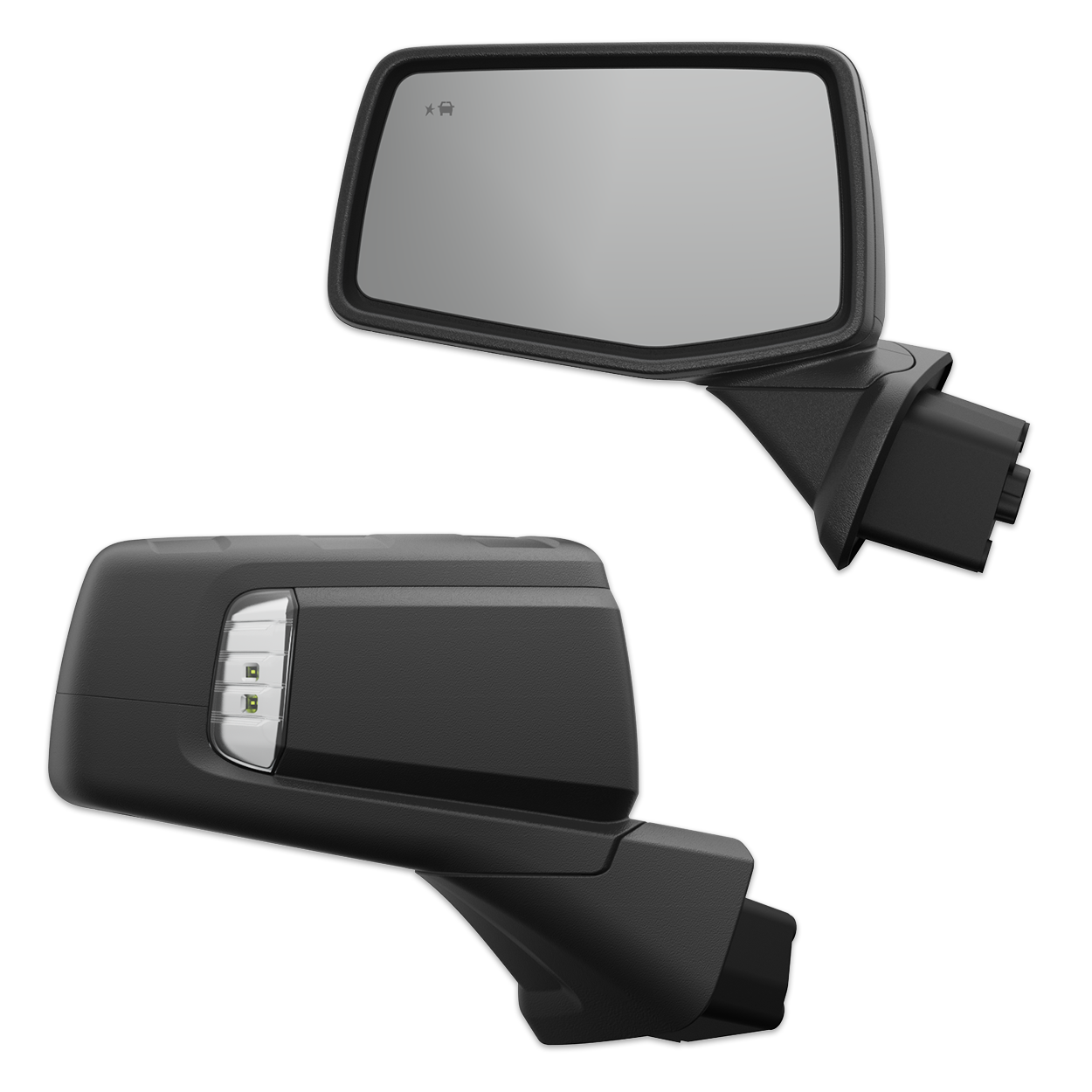 2019-2025 Chevy Silverado 1500 Power Folding Small Sport Mirrors