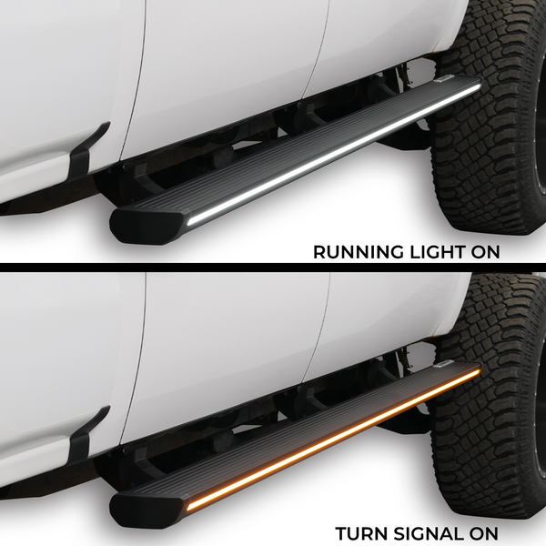 Lumastep M1 - 2014-2019 Silverado/Sierra Light Up Running Boards ...