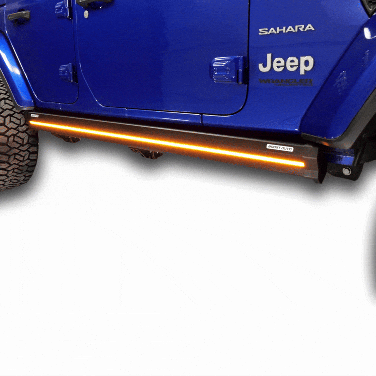Lumastep M2 | 2018-2026 Jeep Wrangler JLU Powered Light Up Running Boards