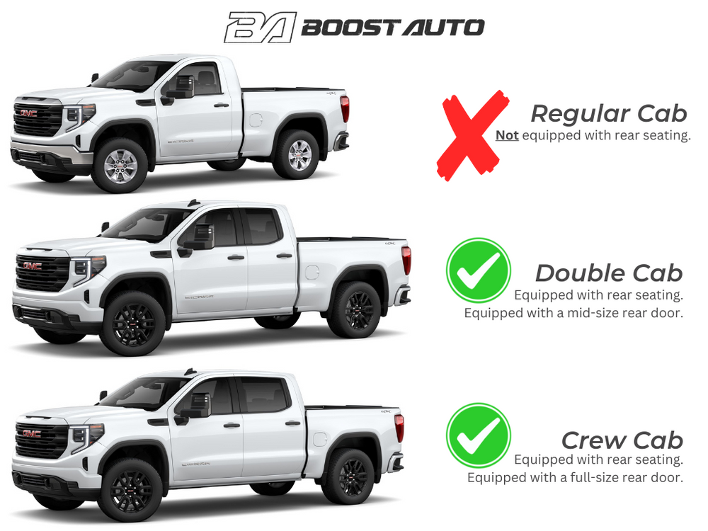 Boost Auto Powered Running Boards | 2020-2026 Silverado/Sierra 2500/3500 HD