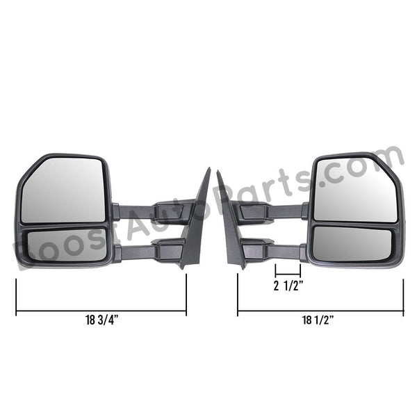 2017 - 2022 Ford Tow Mirrors (F250 / F350 Super Duty) - Free Shipping ...